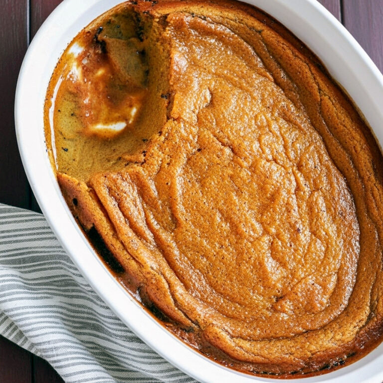 Baked Pumpkin Spice Pudding — Classic Pumpkin Pudding - 9am Chef