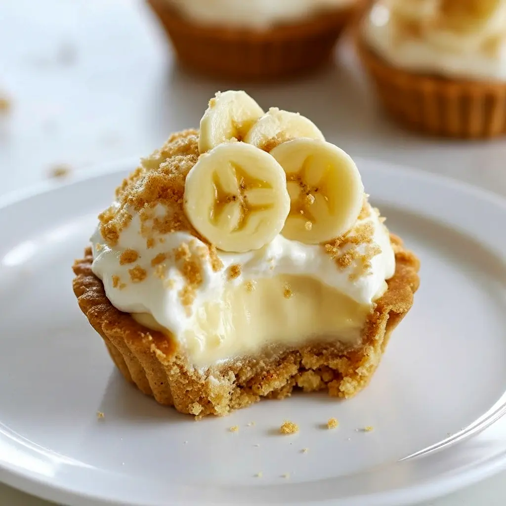 No-Bake Mini Banana Cream Pies — Easy No Bake Mini Banana Cream Pies ...