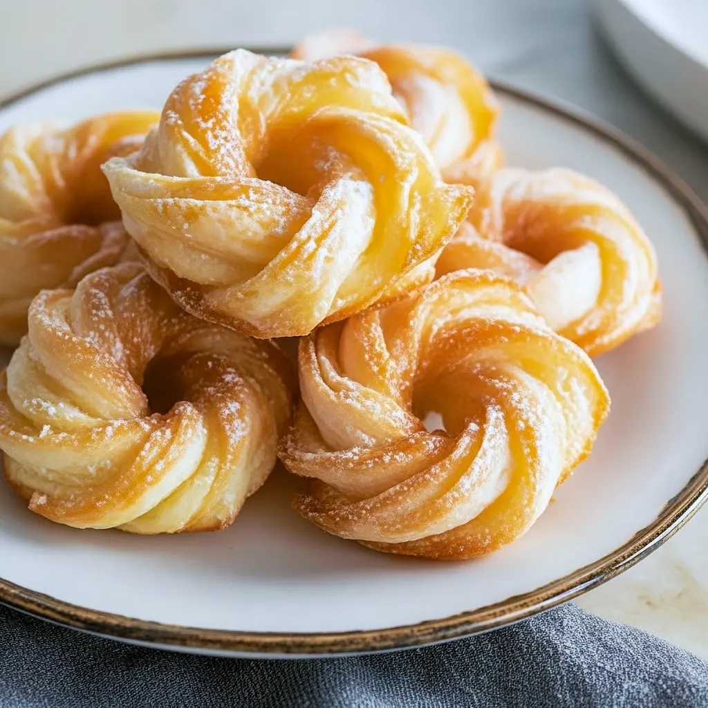 Oven-Baked French Cruller Donut — Light, Flaky & Glazed at Home - 9am Chef