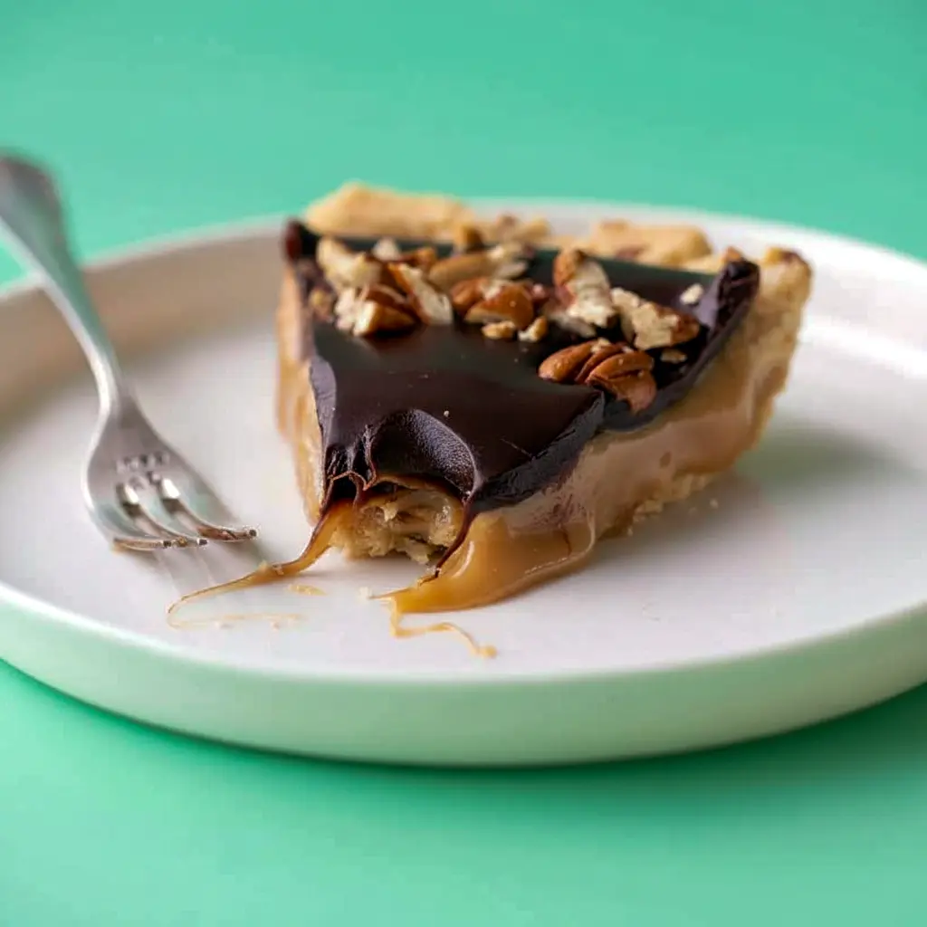 Decadent Chocolate Turtle Pie — Easy Turtle Pie Filling Recipe - 9am Chef