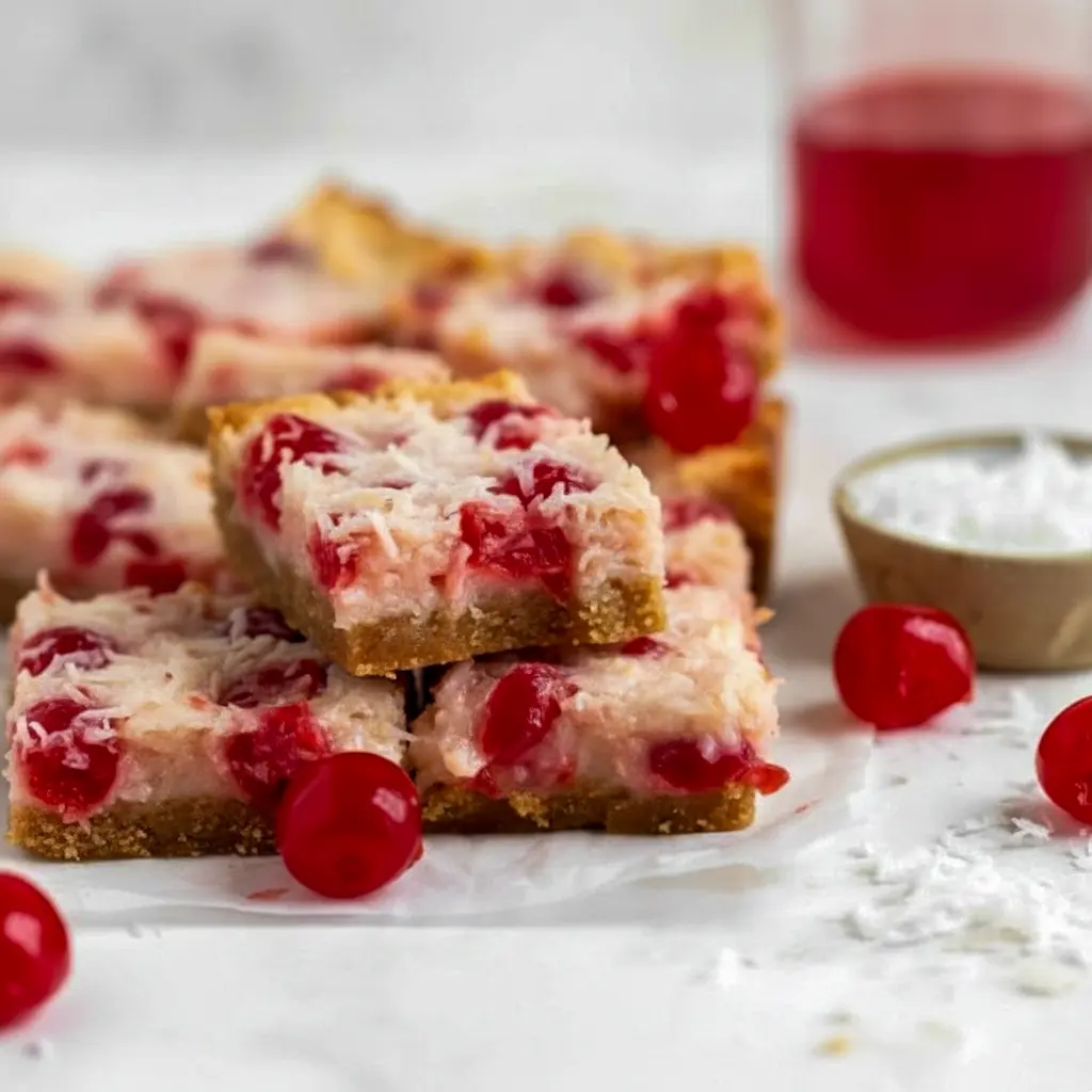 Easy Cherry Coconut Bars Recipe — Sweet & Simple - 9am Chef