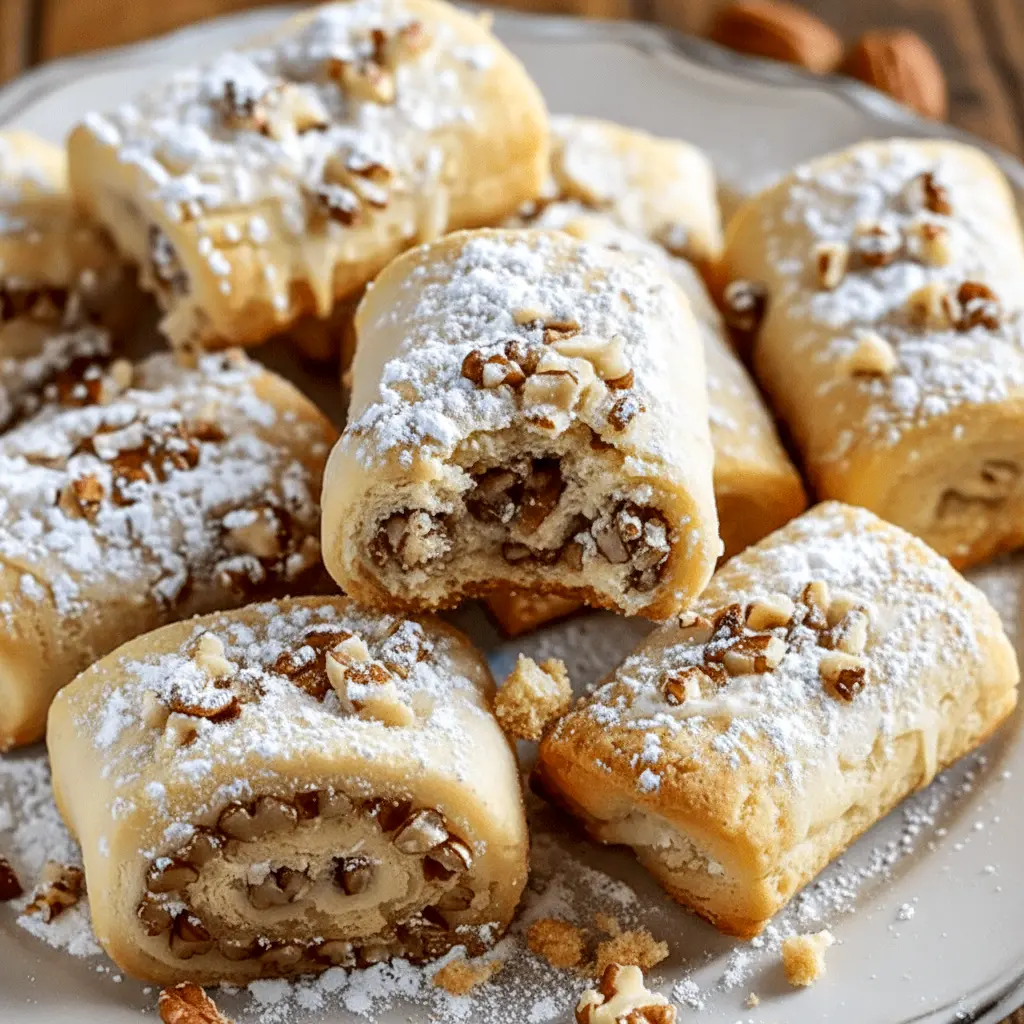 Easy Italian Nut Roll Cookies — Best Nut Roll Recipe to Impress - 9am Chef