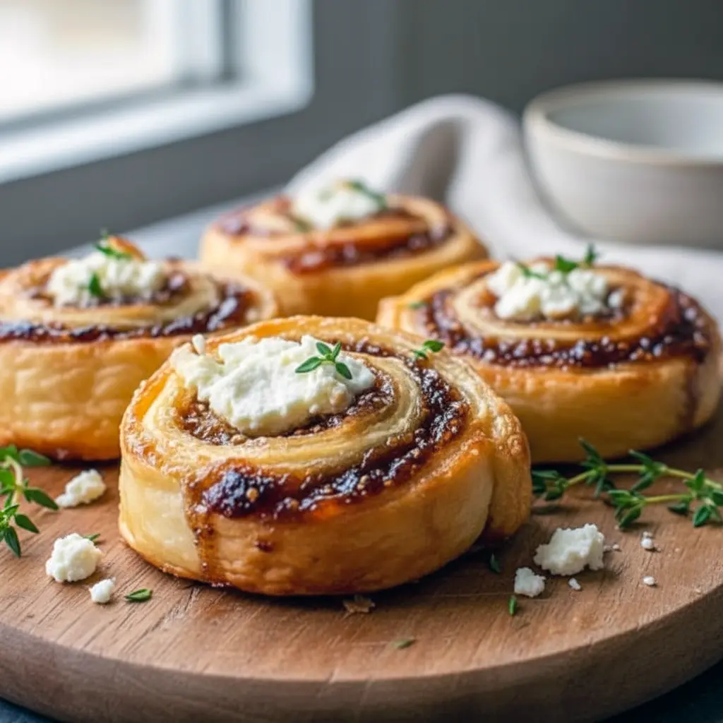 Festive Fig & Goat Cheese Pinwheels — Best Christmas Appetizers With ...