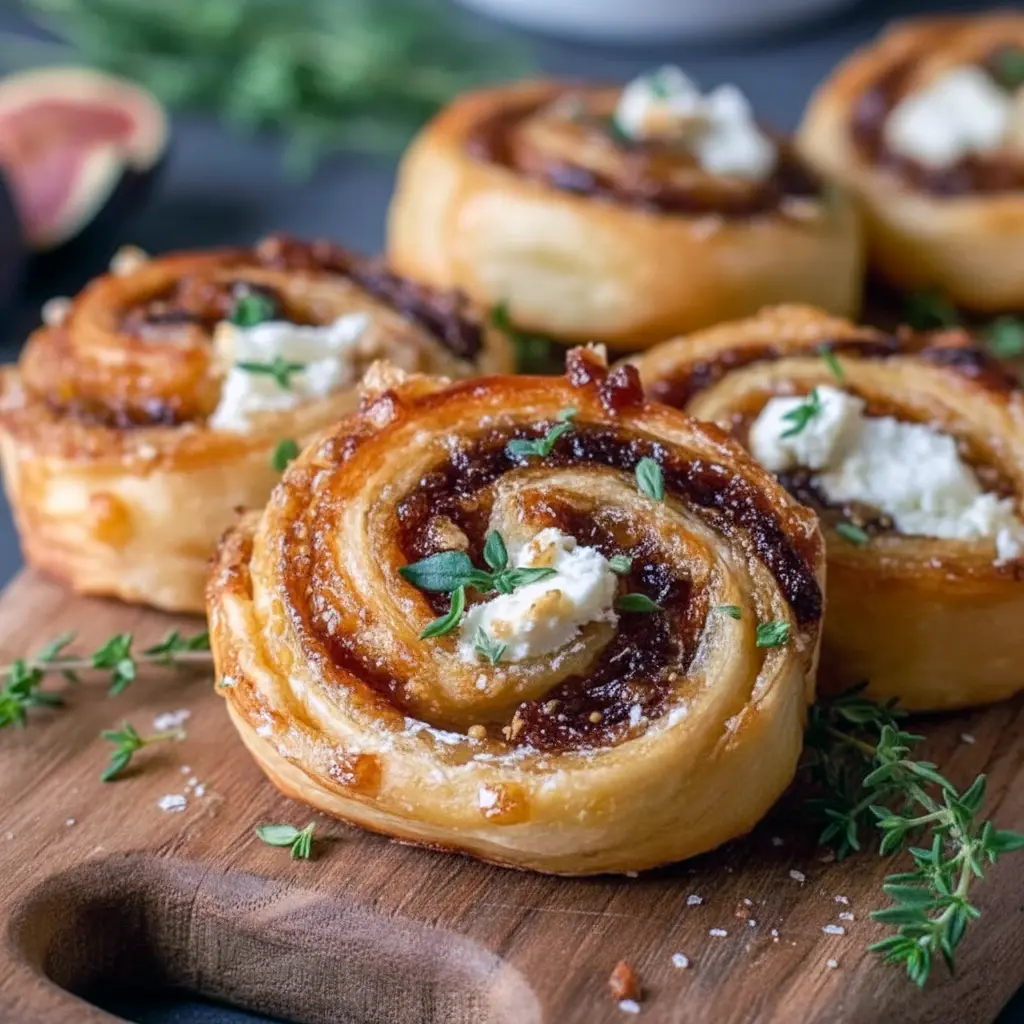 Festive Fig & Goat Cheese Pinwheels — Best Christmas Appetizers With ...