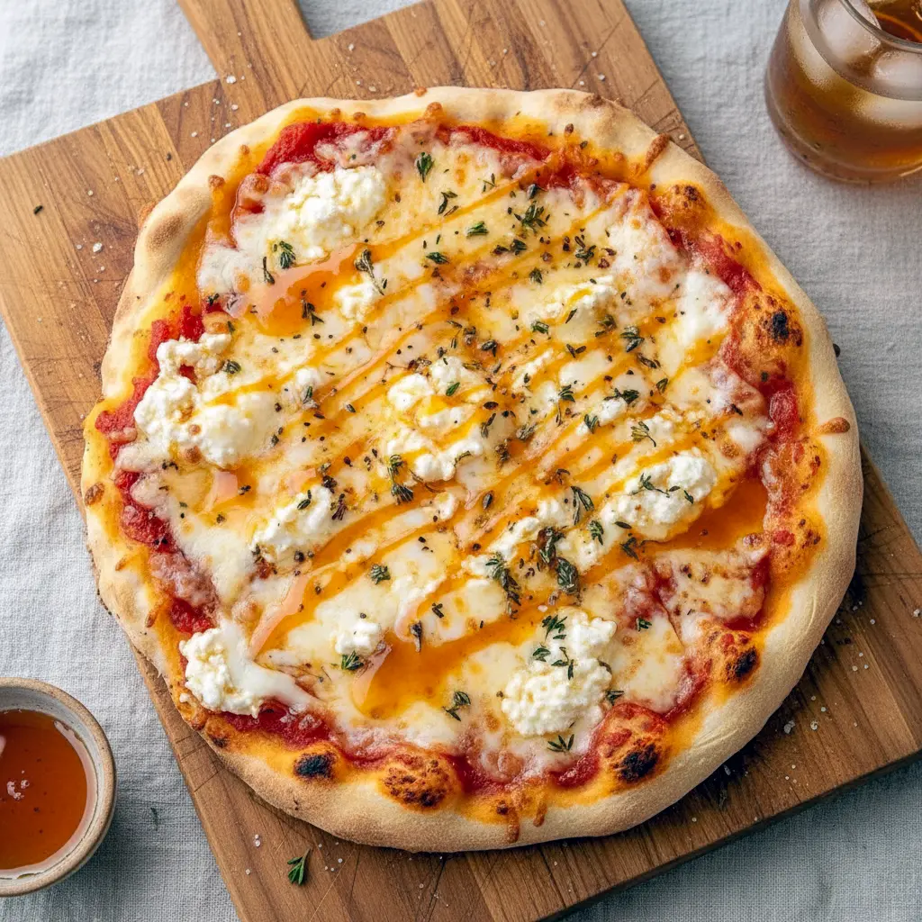 A Specialty Pizza Recipes Winner - Irresistible Hot Honey Ricotta Pizza