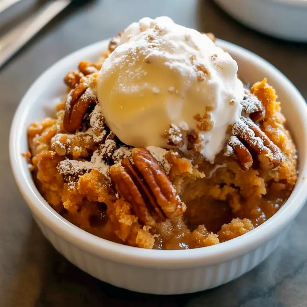 Quick & Cozy Pumpkin Pecan Cobbler — Irresistible Fall Dessert - 9am Chef