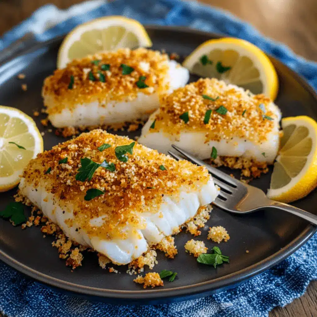Quick & Delicious Mayonnaise Panko Crusted Baked Fish — Fish Dinner ...