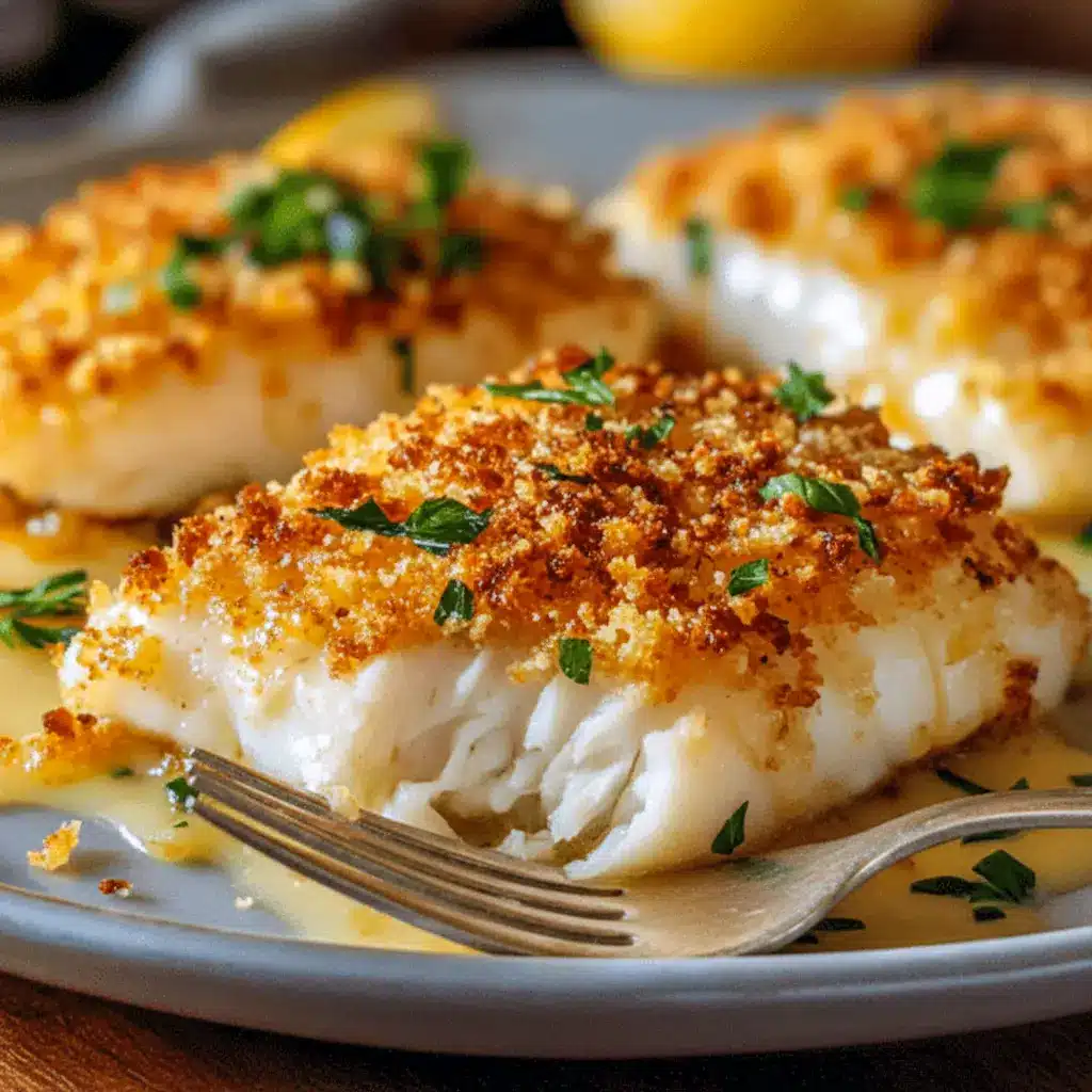 Quick & Delicious Mayonnaise Panko Crusted Baked Fish — Fish Dinner ...