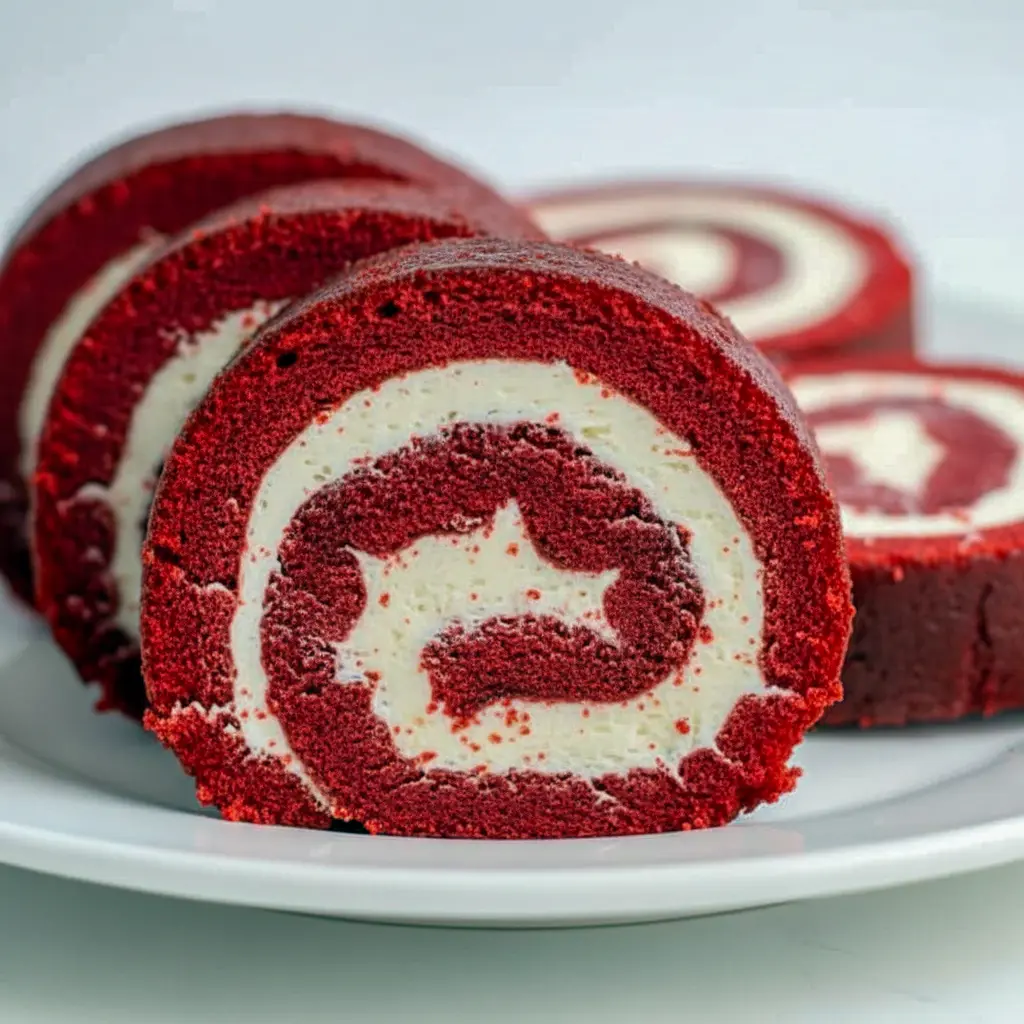 Ultimate Moist Red Velvet Cake Roll — Decadent, Show-Stopping Dessert ...