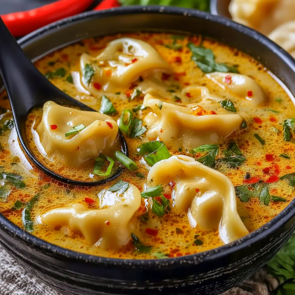 Ultimate Thai Potsticker Coconut Soup — Creamy Asian Soup in 30 Minutes ...