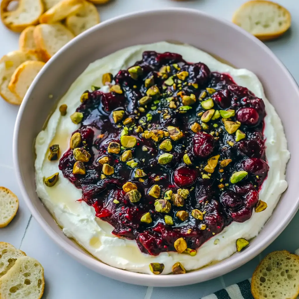 Best Cranberry Whipped Feta Dip — Easy Holiday Appetizers - 9am Chef