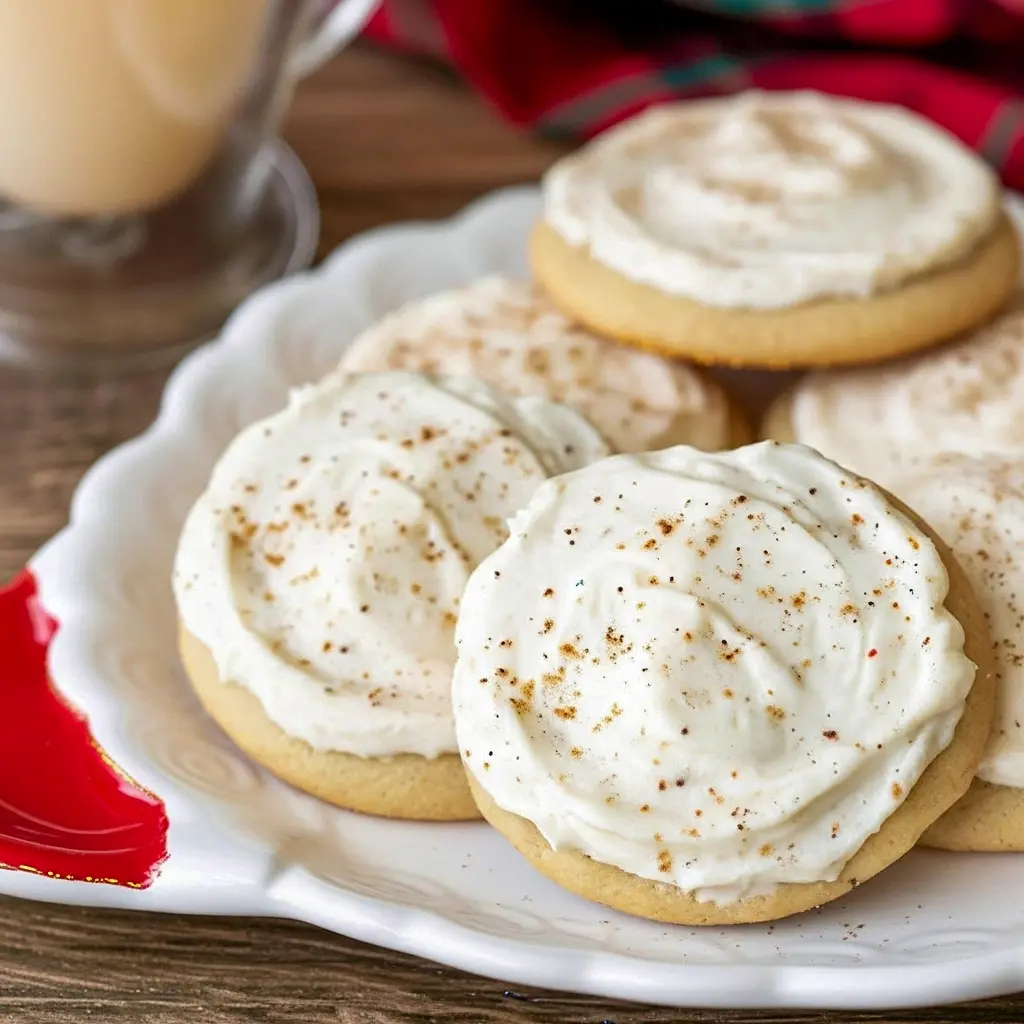 Decadent Eggnog Christmas Cookies with Creamy Egg Nog Icing — Holiday ...