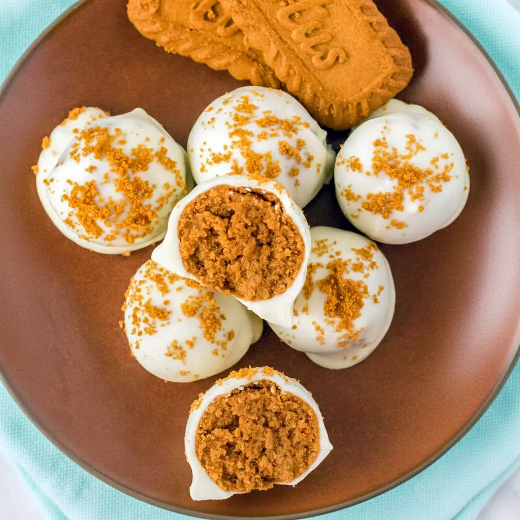 Easy Christmas Baking Recipes — 3-Ingredient Biscoff Truffles - 9am Chef