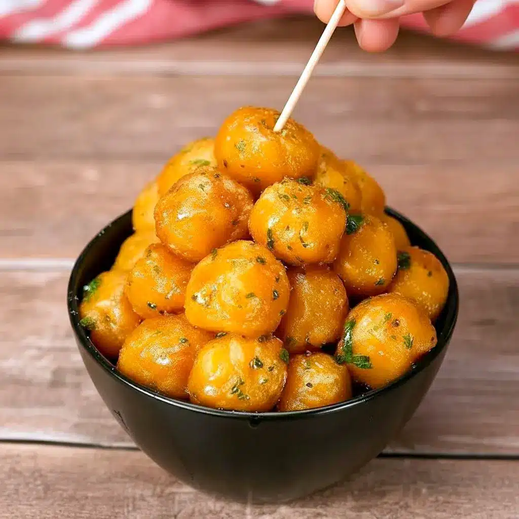 Easy Crispy Garlic Potato Pops — Crispy Potato Snack Ideas for Party ...