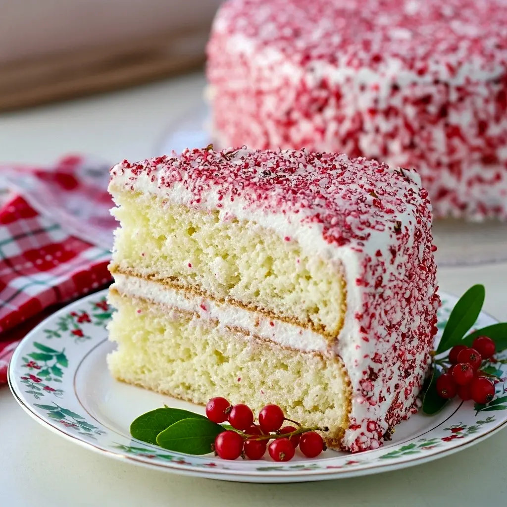 Holiday Peppermint Cake