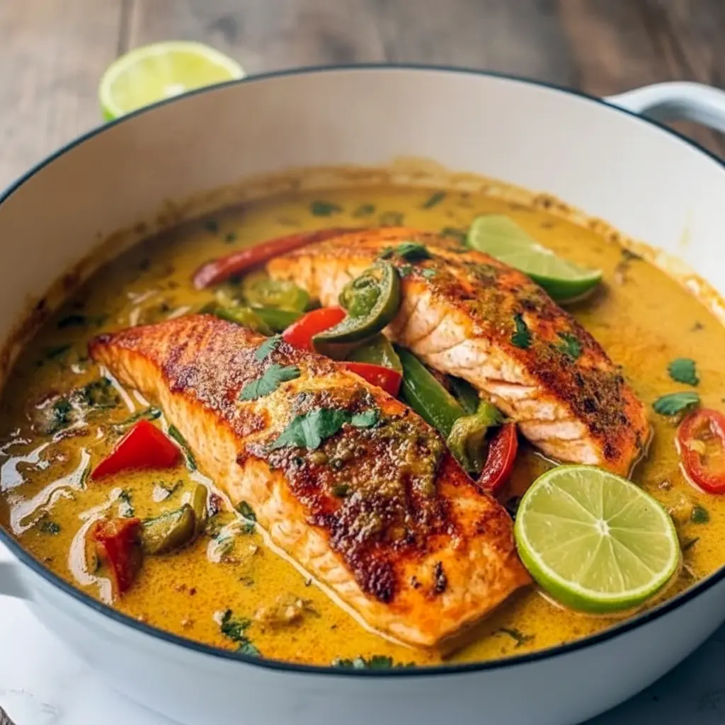 Irresistible Caribbean Coconut Curry Salmon — Bold Tropical Flavor ...