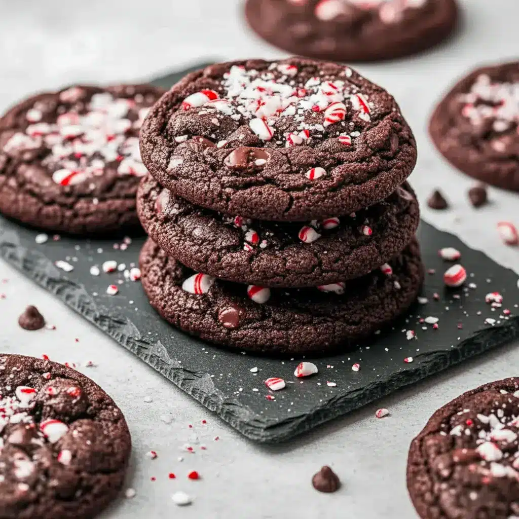 Chocolate Peppermint Christmas Cookies - Quick & Delicious Double ...
