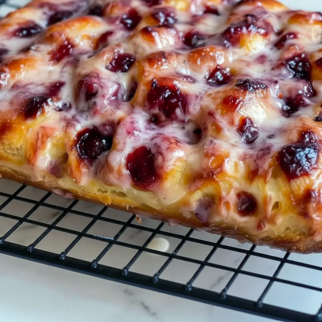 Dreamy Jam-Filled Focaccia Bread — Cozy Jam Donut Focaccia 9am Chef