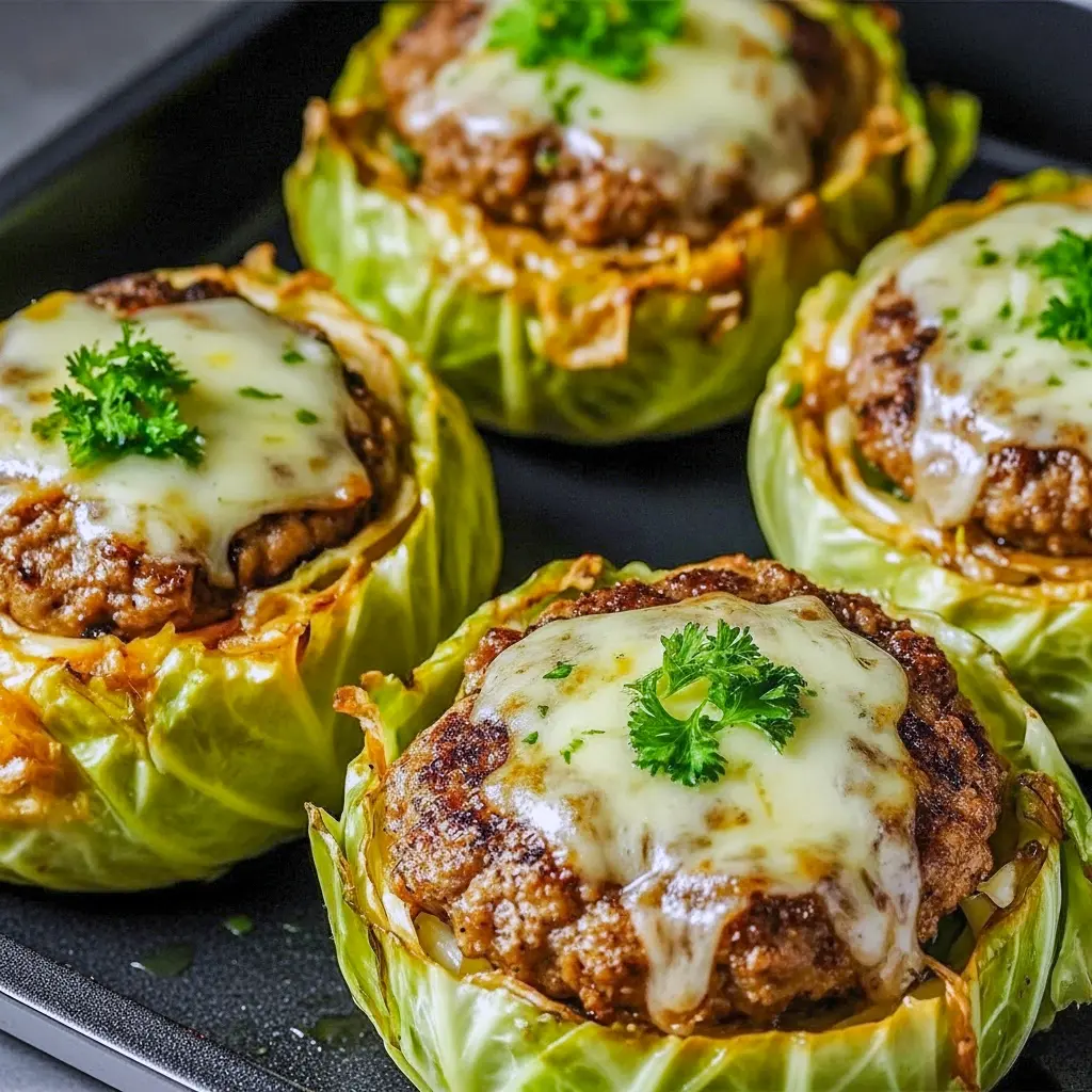 Crispy Cabbage Burger Bake — Easy Meals with Cabbage - 9am Chef