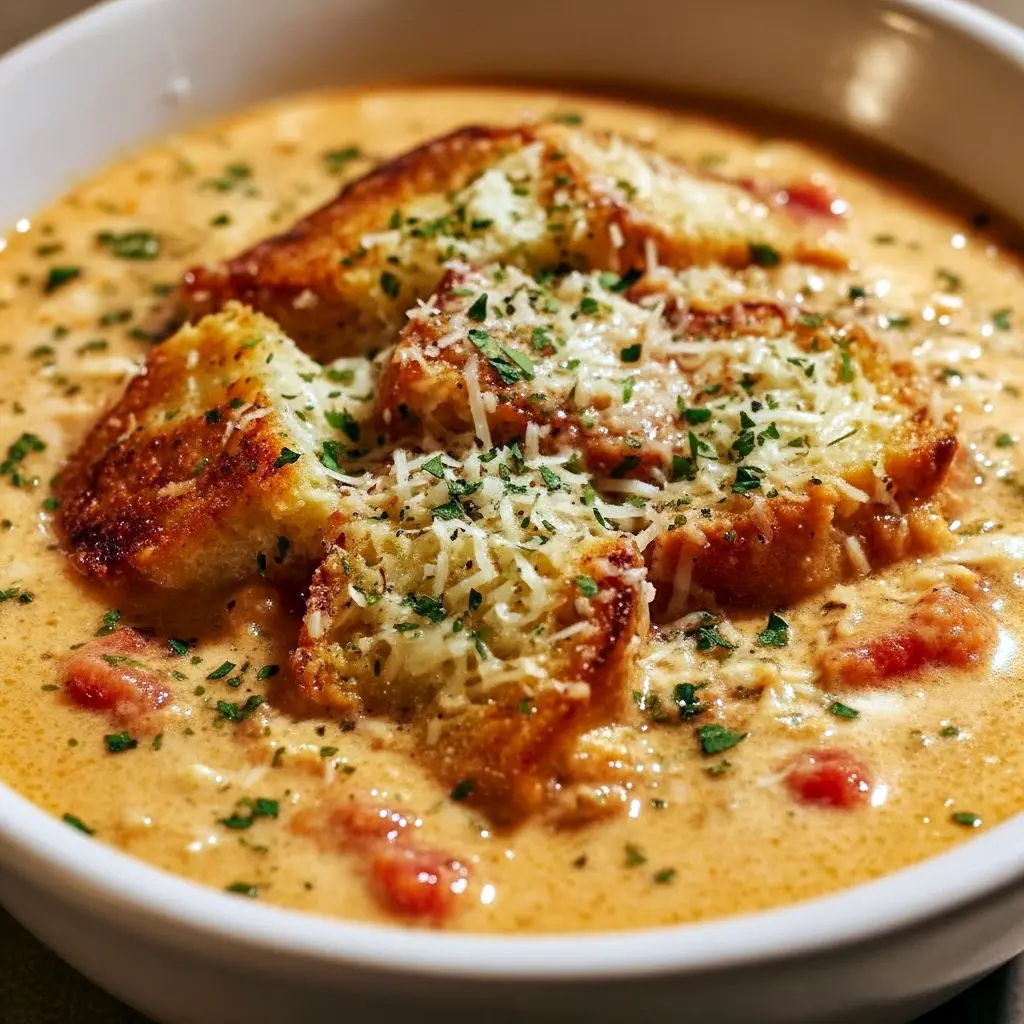 Crock Pot Creamy Chicken Parmesan Soup — Cozy Weeknight Comfort - 9am Chef
