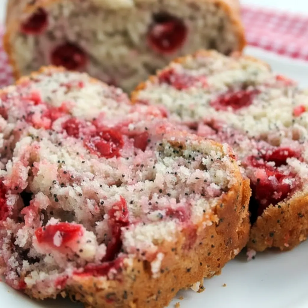 Easy Cherry Almond Quick Bread — Elegant, Effortless Loaf - 9am Chef