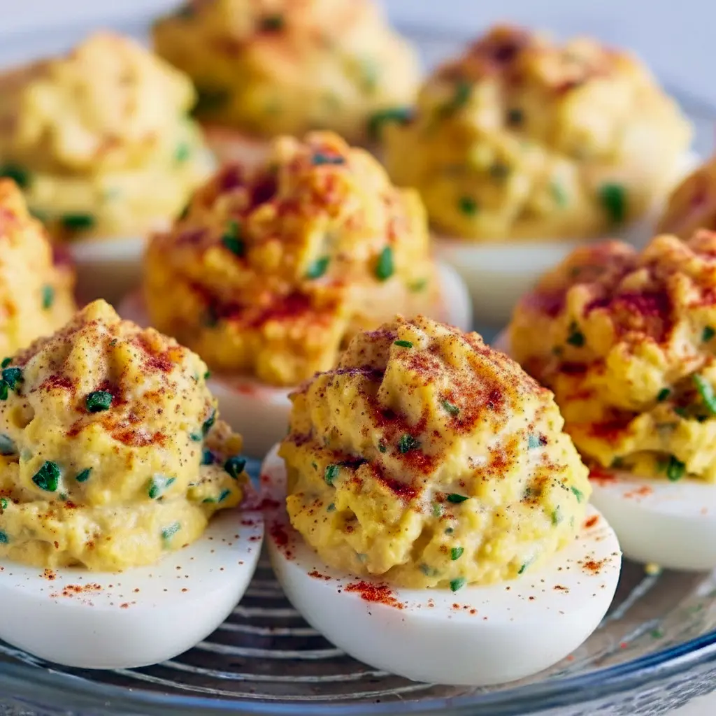Easy Creamy Cajun Deviled Eggs — Party-Ready & Ridiculously Good - 9am Chef