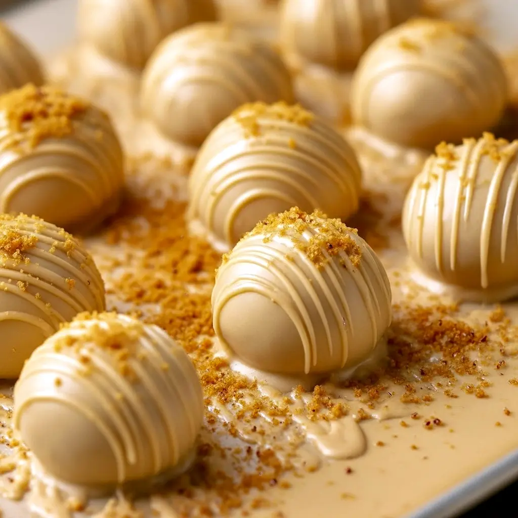 Easy No Bake Biscoff Truffles — Decadent Cookie Butter Balls - 9am Chef