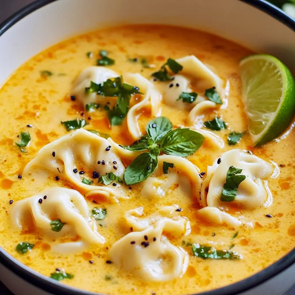 Easy Red Curry Pot Stickers Soup Recipe — Flavor-Packed Comfort in a ...