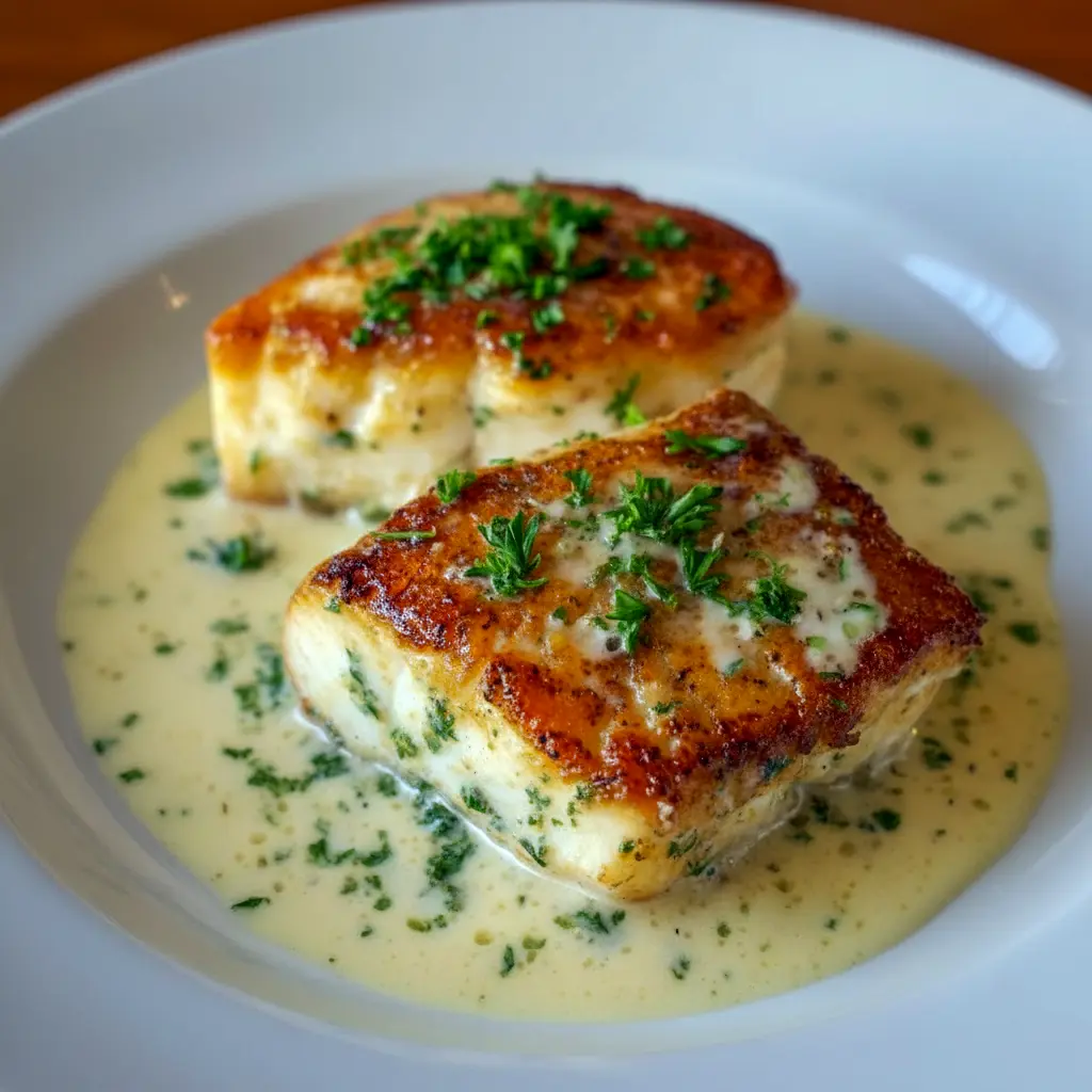 Easy & Stunning Halibut with Lemon Beurre Blanc — The Best Halibut Ever ...