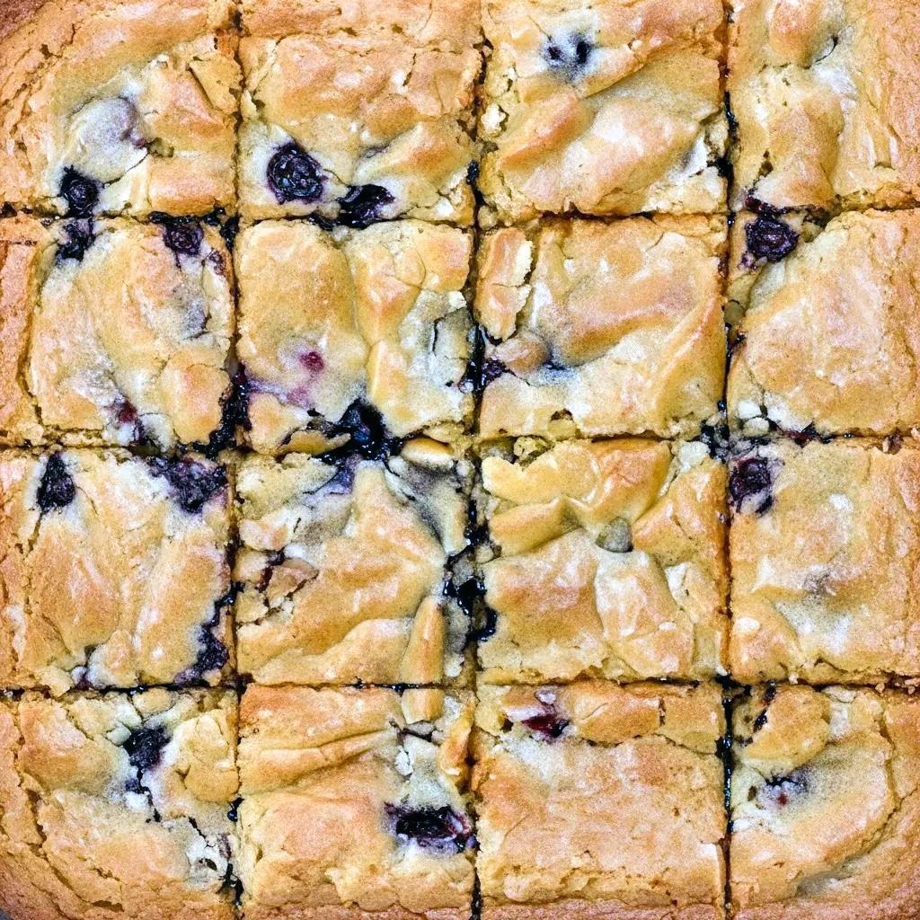 Failproof Blueberry White Chocolate Blondies — Sweet, Simple ...