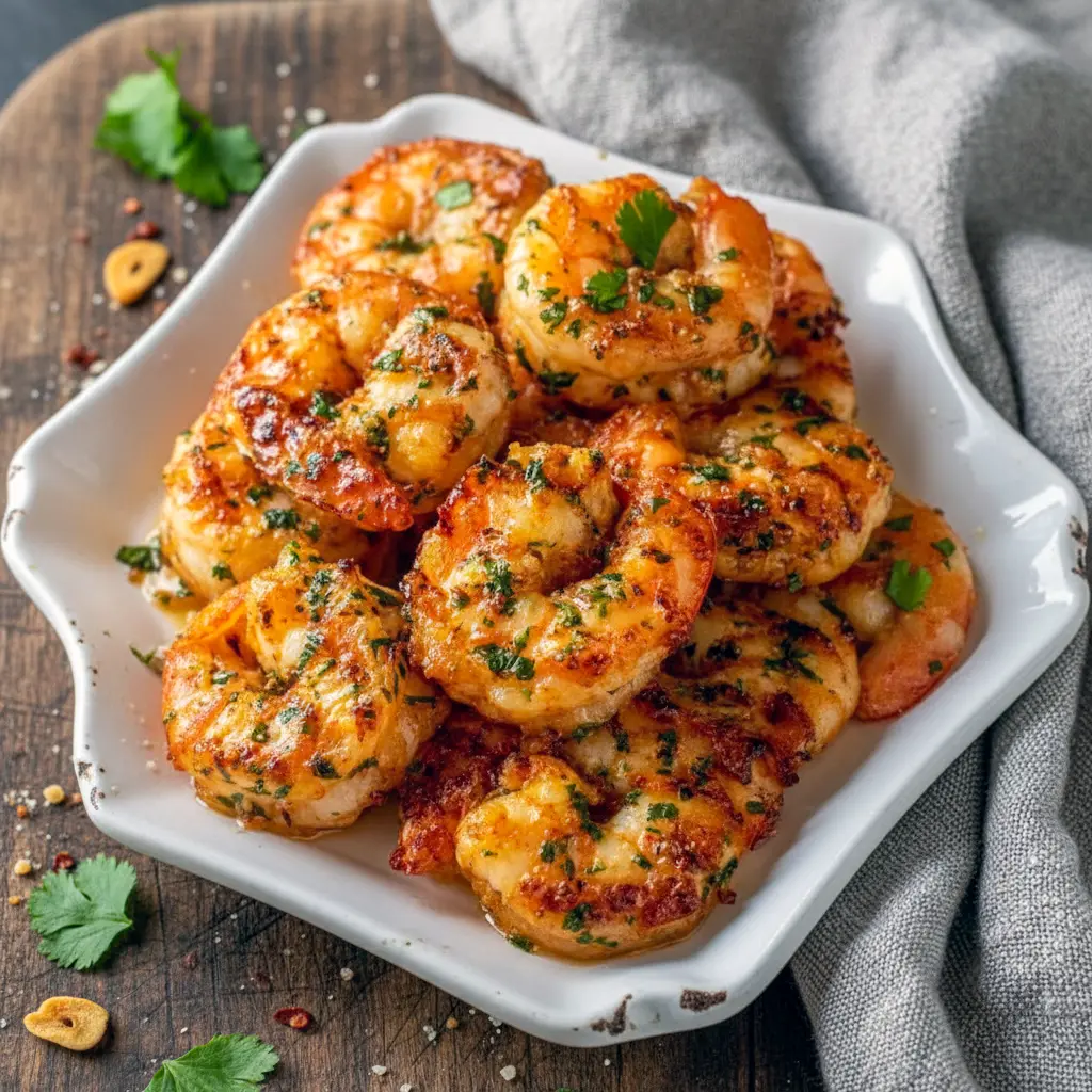 Garlic Parmesan Roasted Shrimp — Easy Dinner Recipe With Shrimp - 9am Chef
