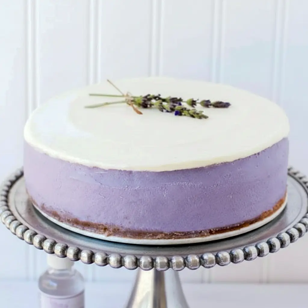 Honey Lavender Cheesecake — Easy, Creamy & Dreamy - 9am Chef