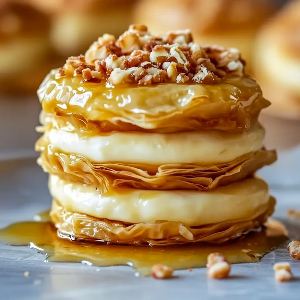 Irresistible Baklava Cheesecake Phyllo Cookies — Decadent Desserts with ...