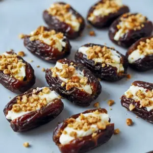 Mascarpone Stuffed Dates — Easy Date Appetizer Ideas - 9am Chef