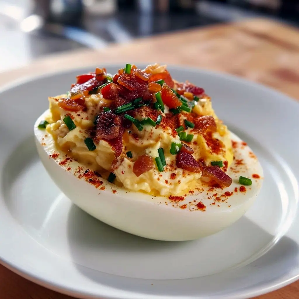 Quick & Delicious Stuffed Deviled Eggs — Million Dollar Bacon Deviled ...