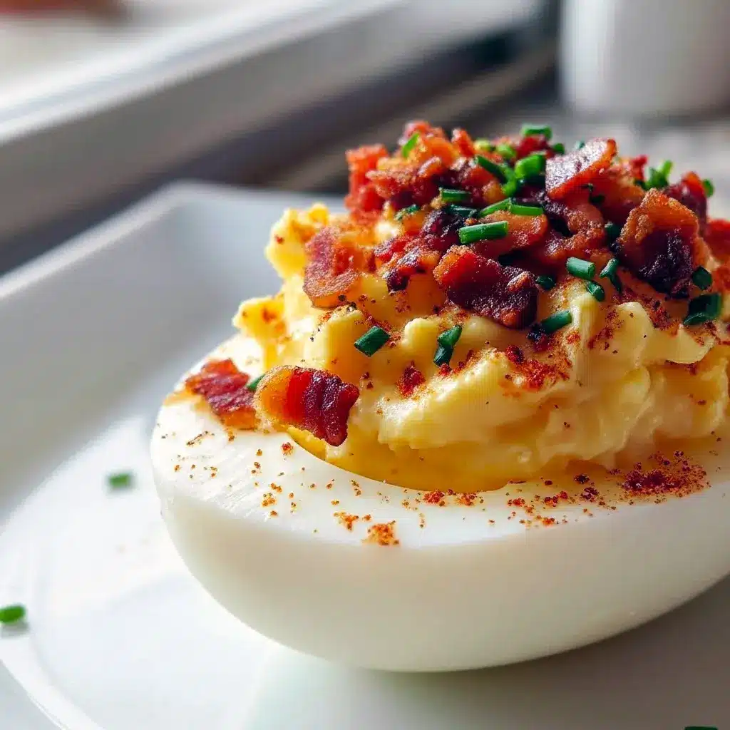 Quick & Delicious Stuffed Deviled Eggs — Million Dollar Bacon Deviled ...