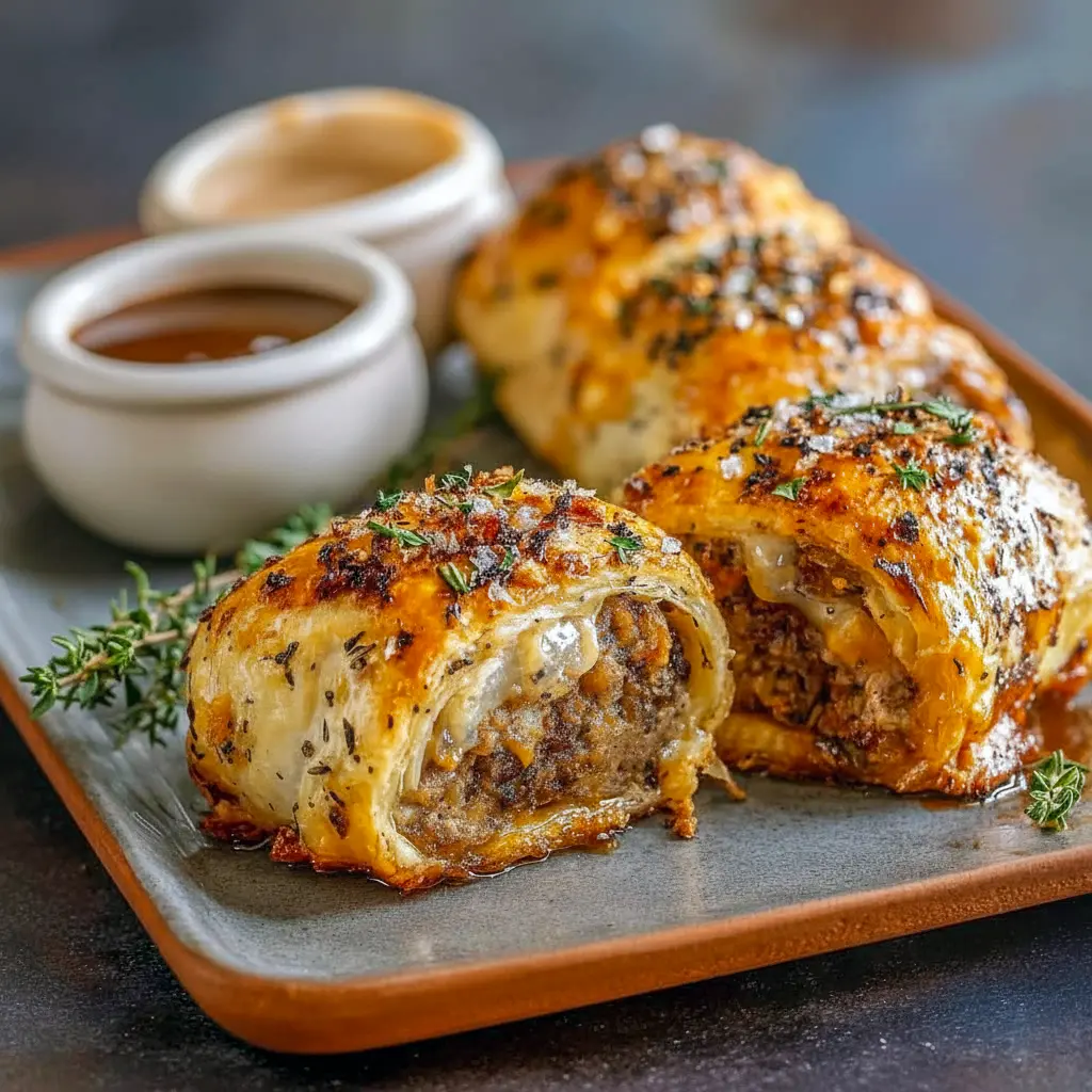 Must-Try Savory French Onion Sausage Rolls — Homemade Sausage Rolls ...