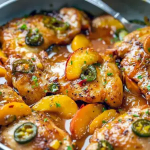 Must-Try Spicy Peach Chicken Recipe — Sweet, Fiery & Simple - 9am Chef