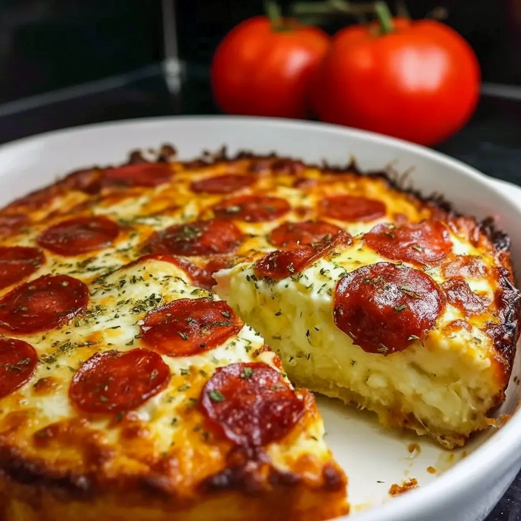 Easy Meals With Cottage Cheese — Pizza Style Cottage Cheese Bake 9am Chef