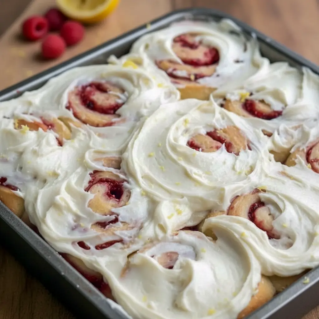 Sourdough Raspberry Lemon Rolls Recipe — Simple, Jammy & Stunning - 9am ...