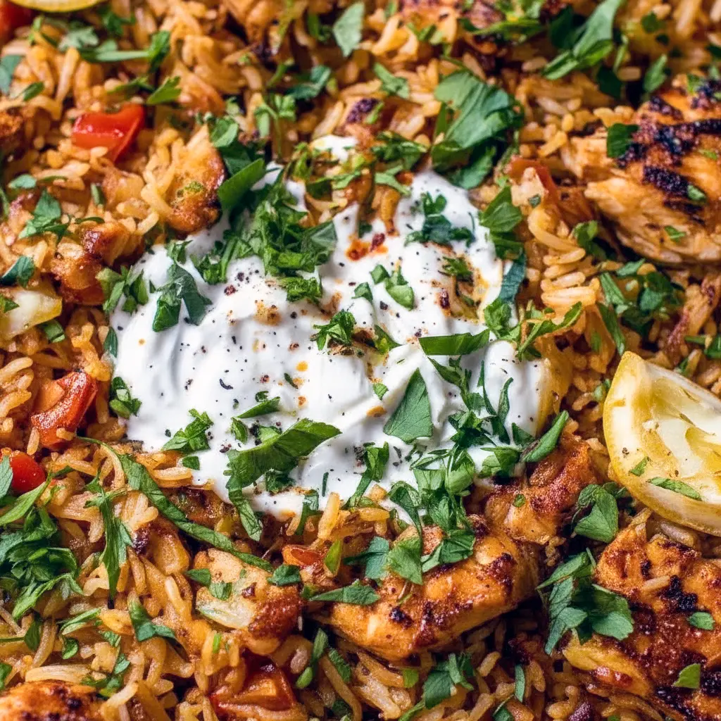 Ultimate One Pot Chicken Shawarma Rice — Irresistible Weeknight Dinner ...