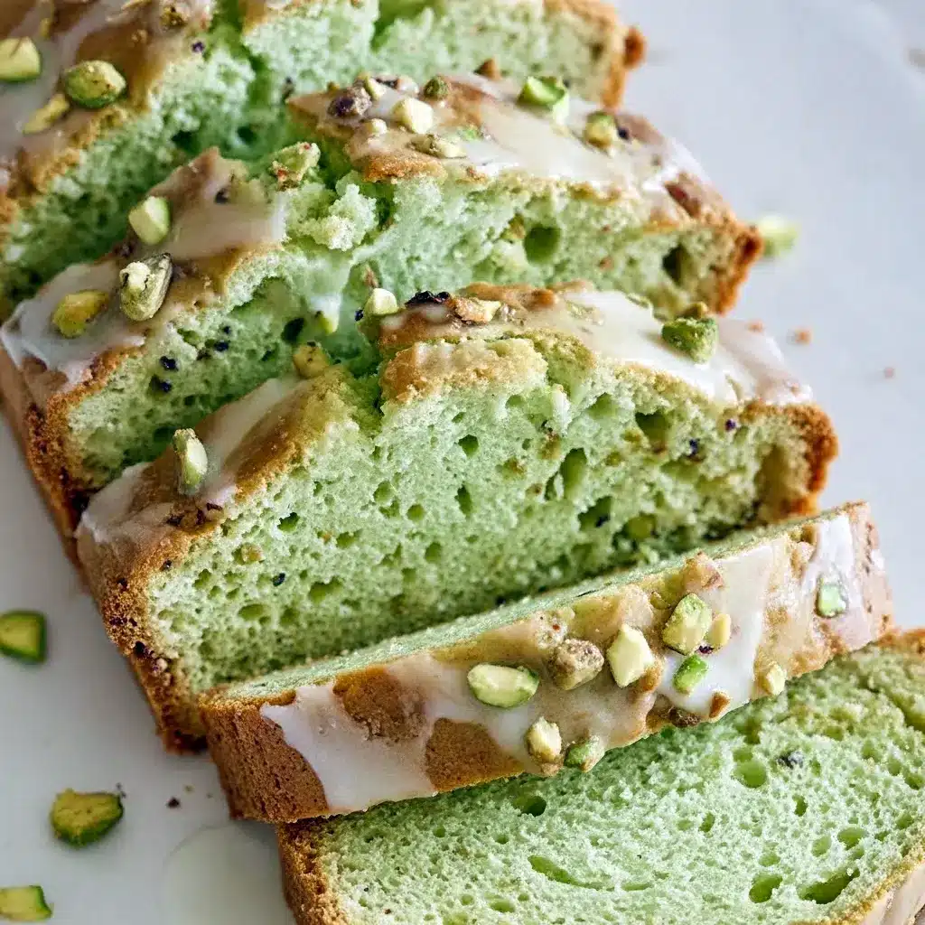 Easy Pistachio Pudding Bread — Soft, Sweet & Nutty - 9am Chef