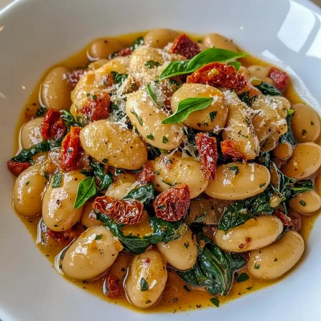 Creamy Tuscan Butter Beans with Spinach and Sun-Dried Tomatoes – Easy ...