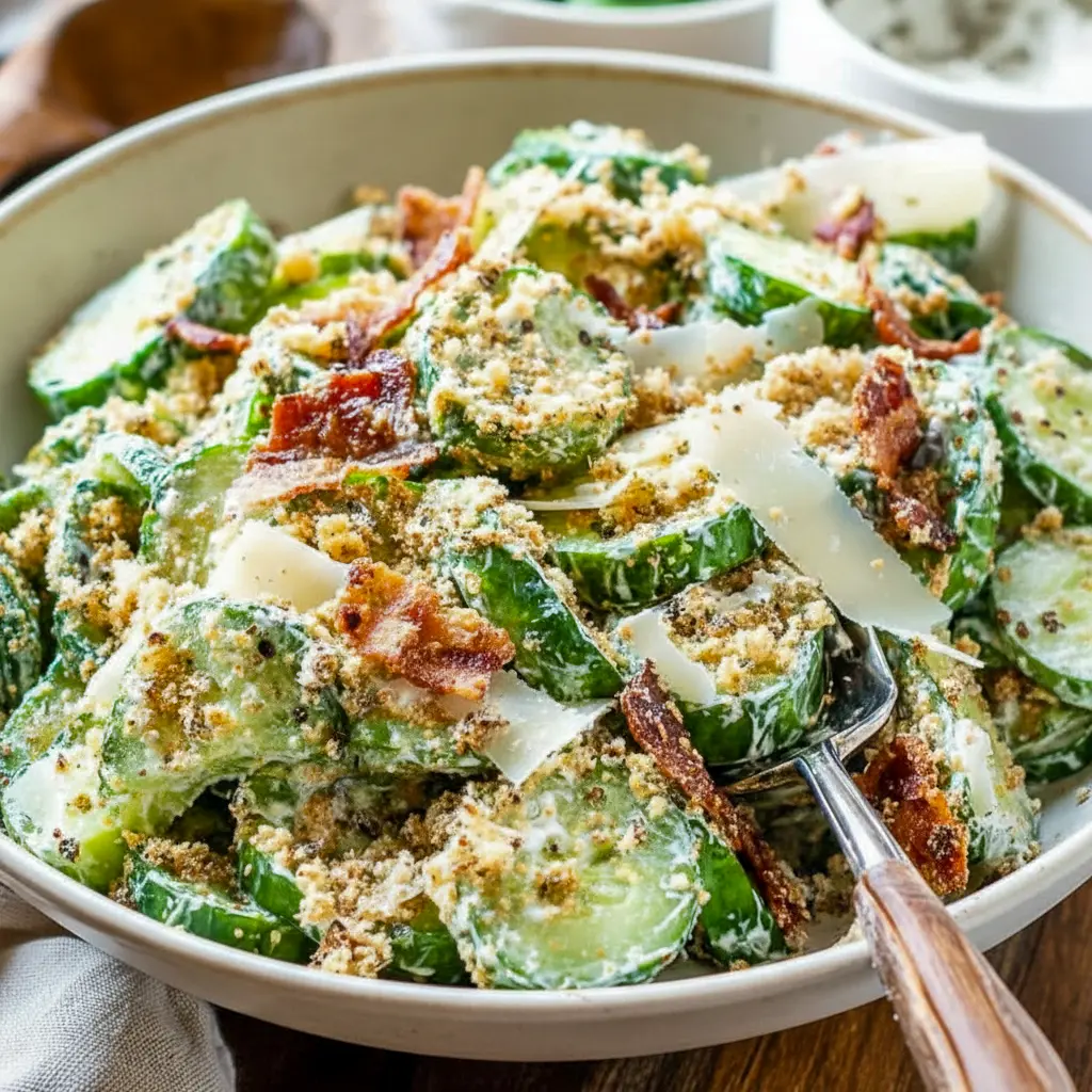 Easy Cucumber Caesar Salad – Fresh Twist on a Classic - 9am Chef